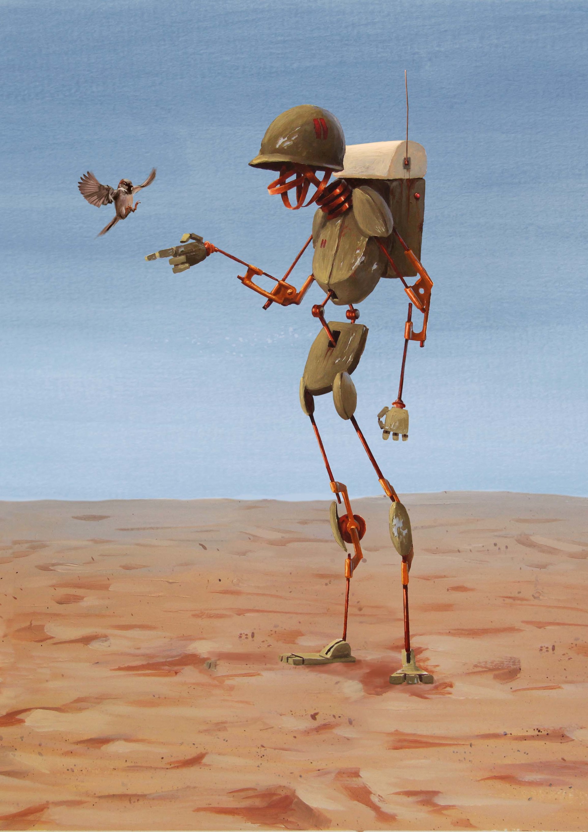 ArtStation - Lonely robot