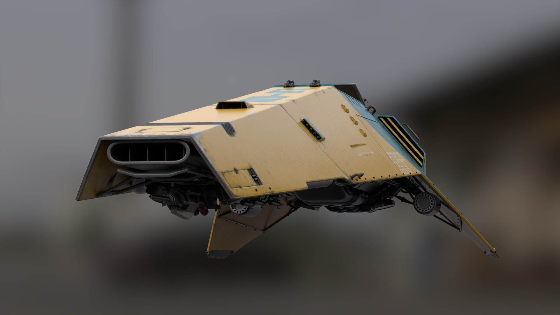 ArtStation - Wip3out Feisar Ship