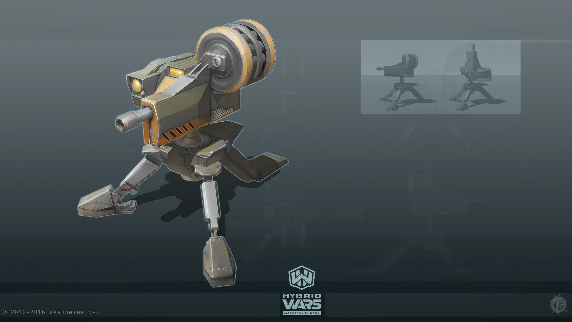 Alexey Kirsanov - Hybrid wars - Support turrets concepts