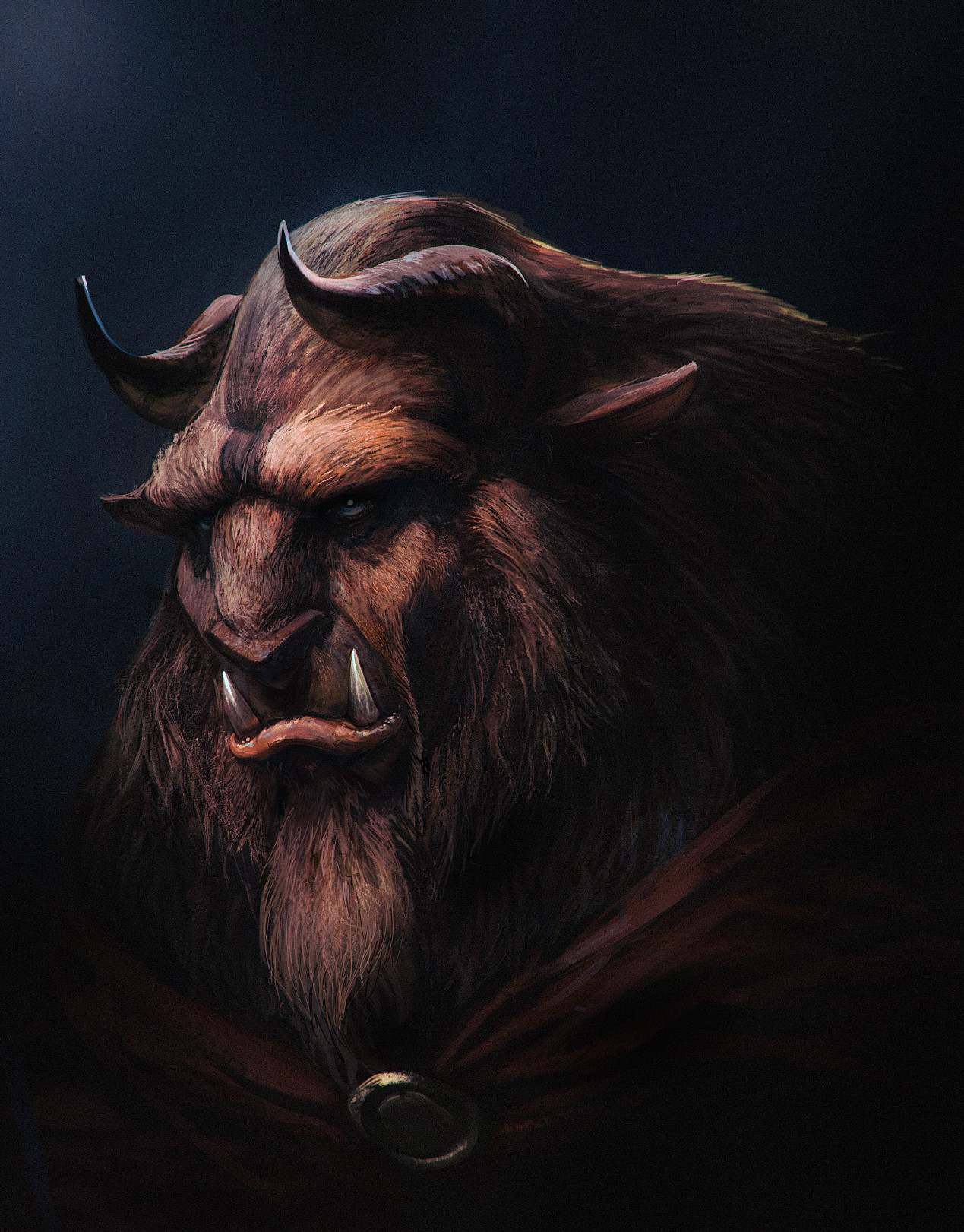 ArtStation - Big Horned Ox Bear