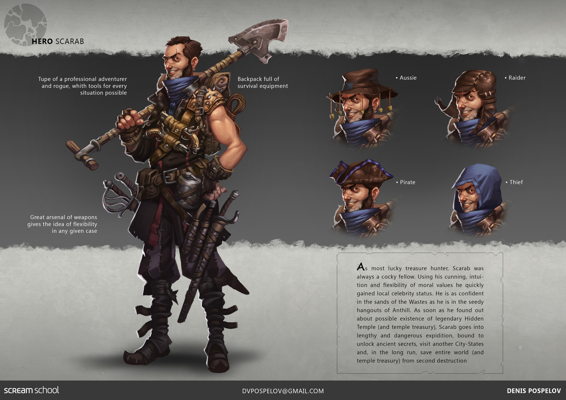 Denis Pospelov - Scarab, the Hero - Broken Rock