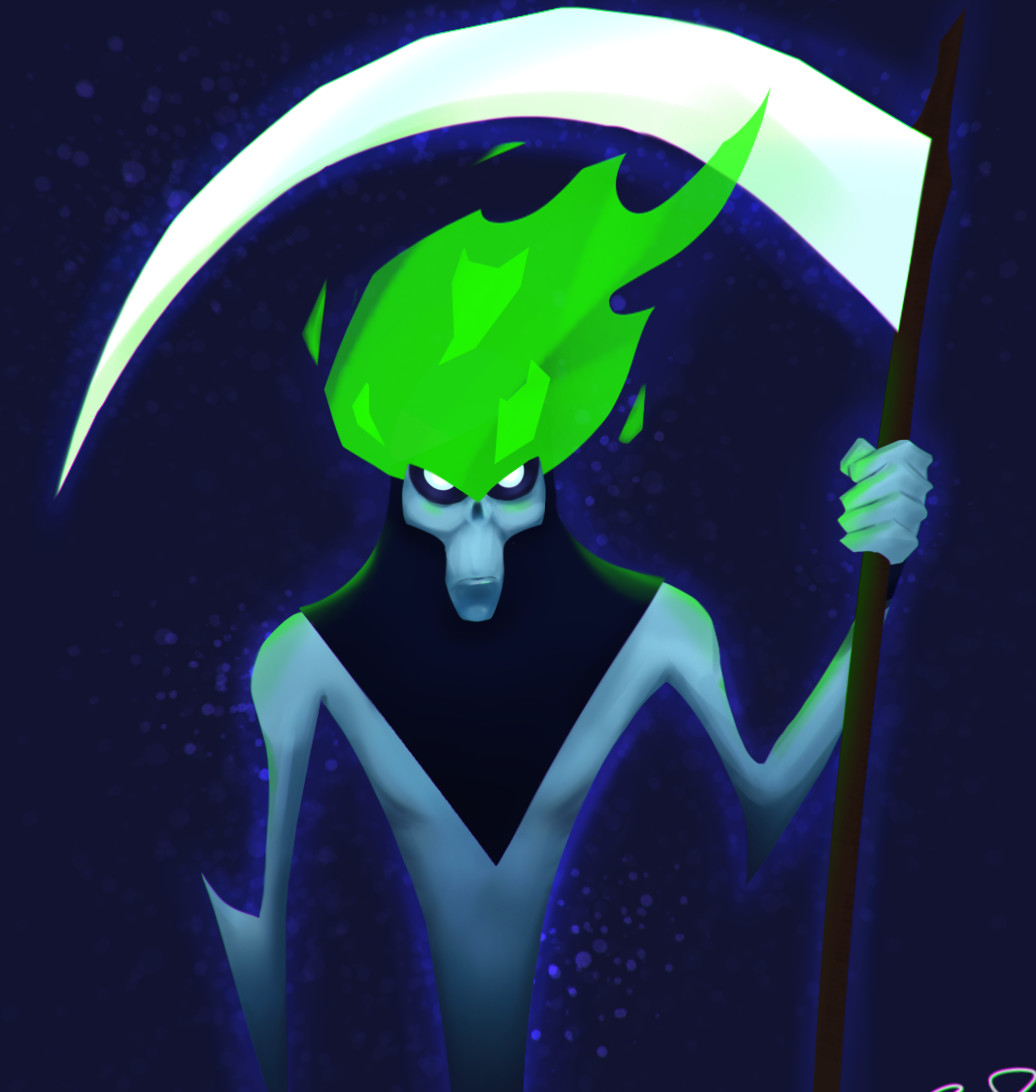 ArtStation - Reaper of the Green Flame