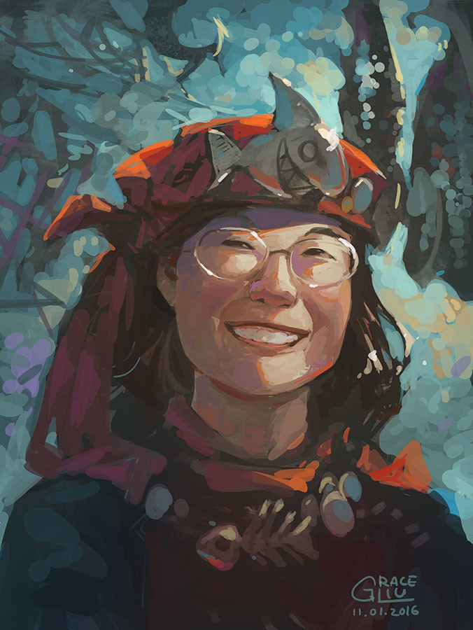 Grace Liu - Self Portrait Day 2016