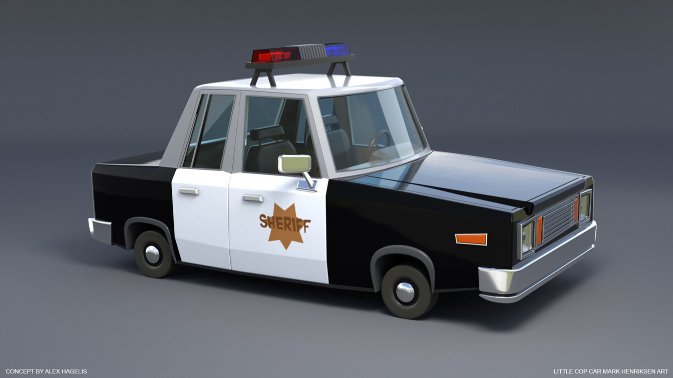 ArtStation - Little Cop Car