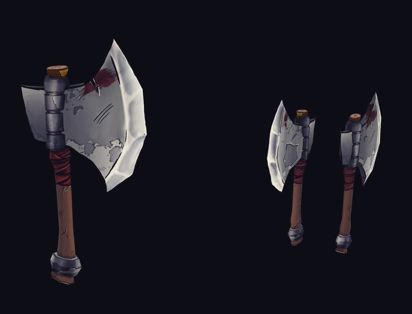 ArtStation - Bloodied Axe