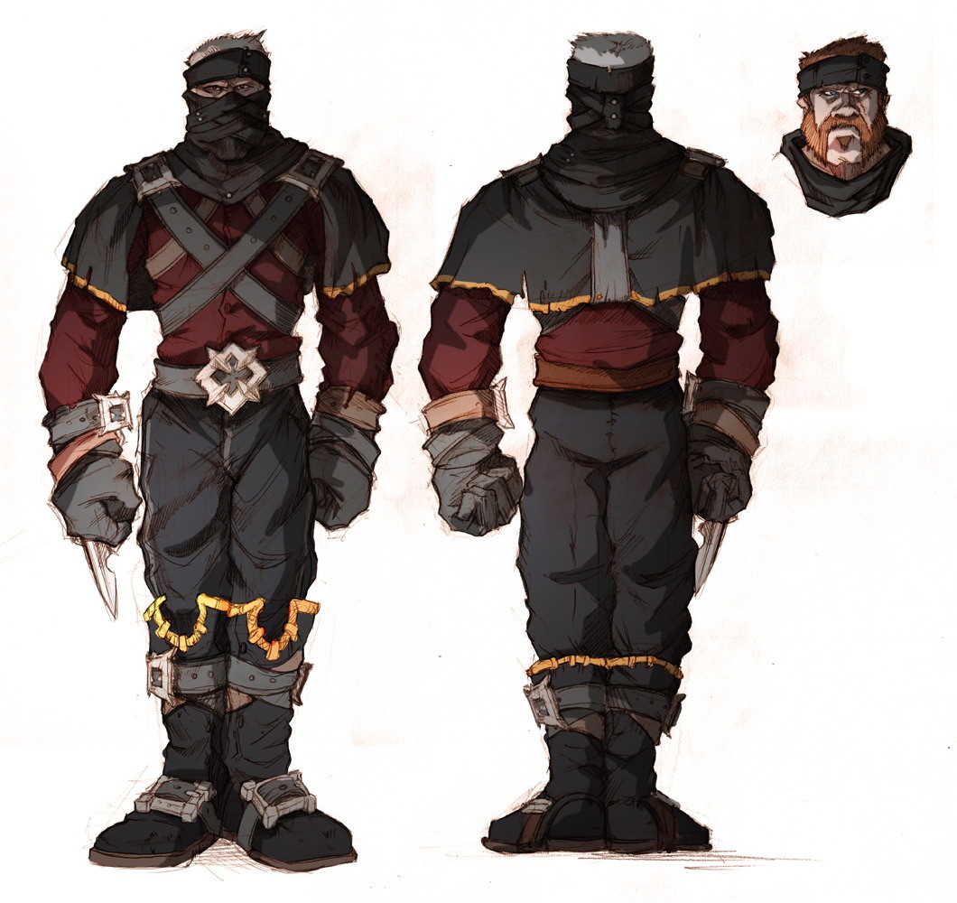 Damian Buzugbe - Fable 2 character style exploration