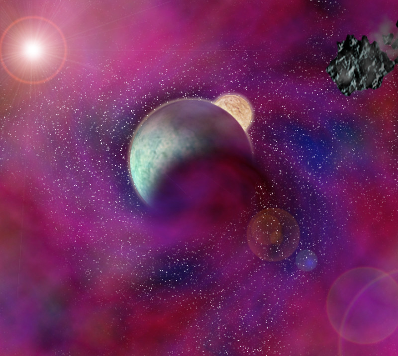 ArtStation - Cenário Espacial