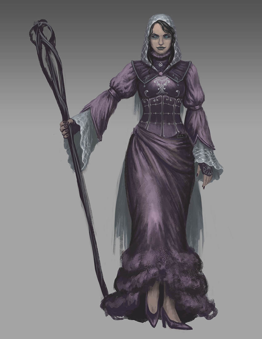 ArtStation - Victorian Dark Witch