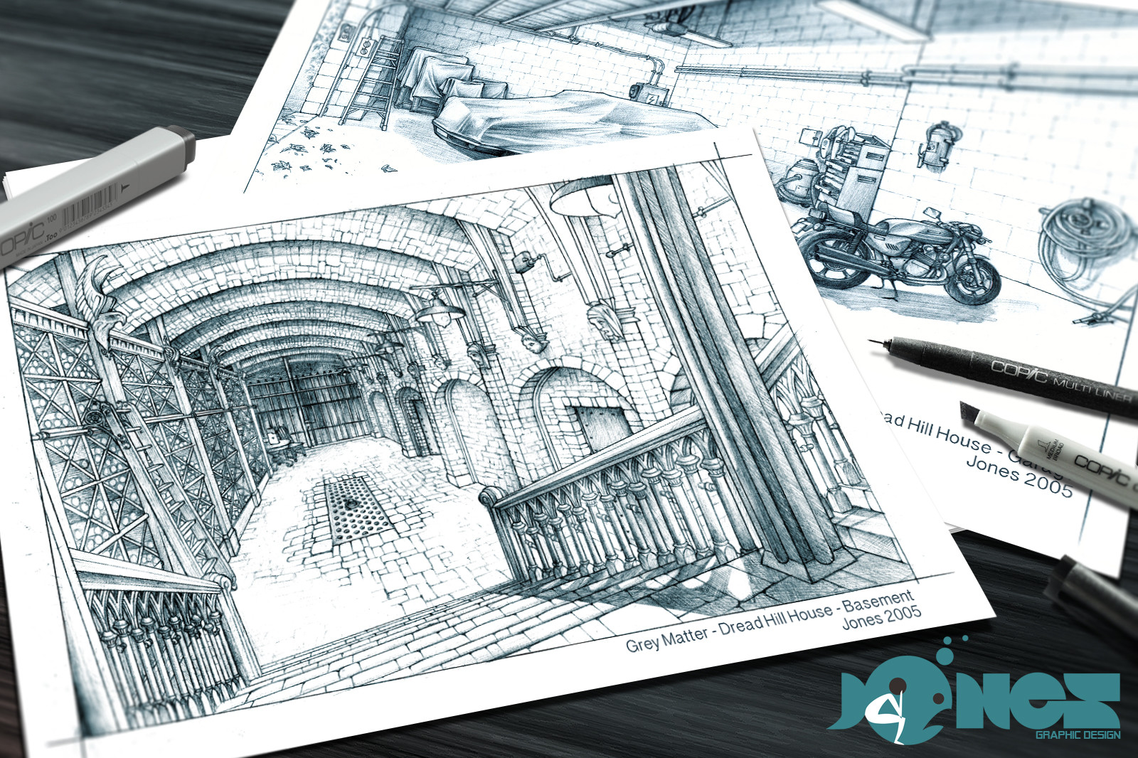 Peter Jonas - Grey Matter game concept art