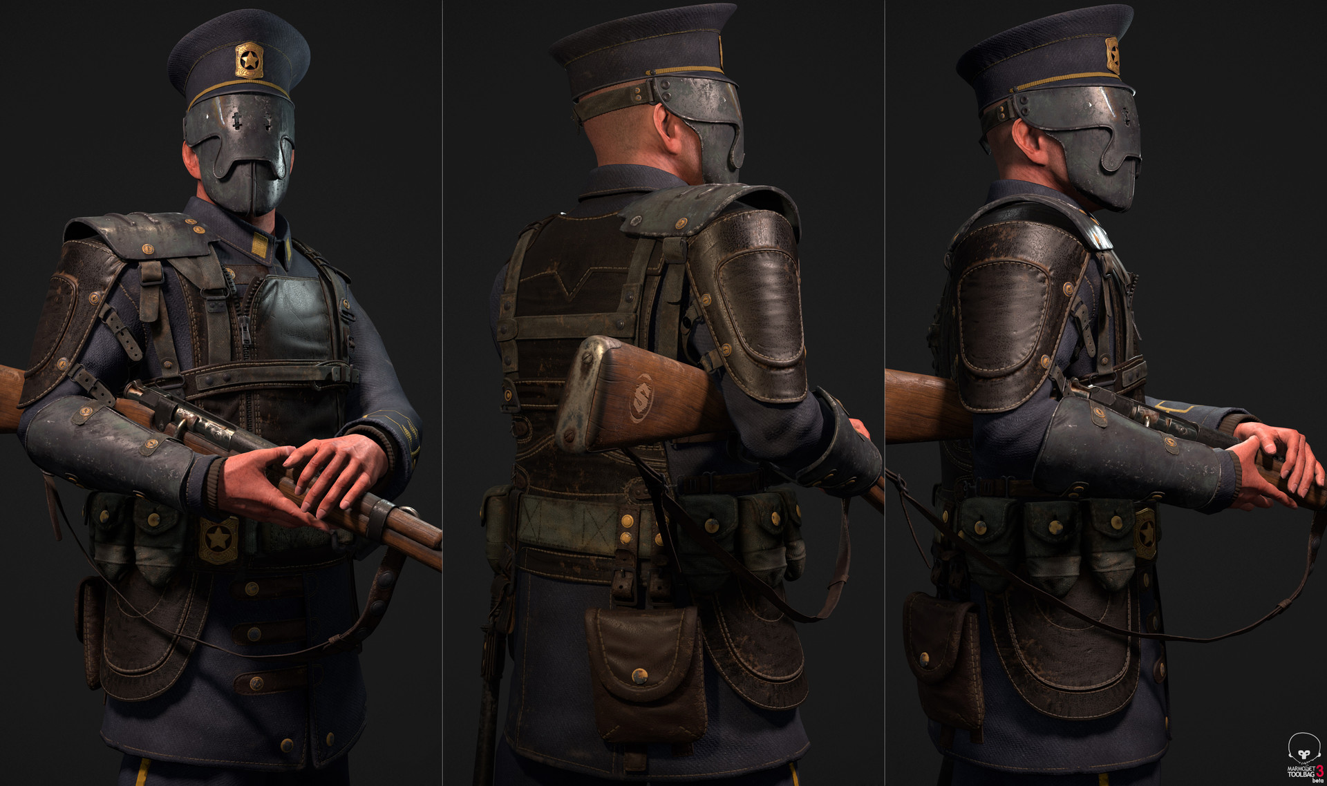 Evozon Game Studio - Steampunk Police Officer