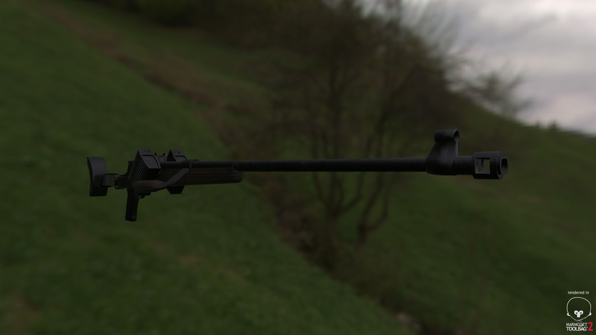 ArtStation - PzB.39 Anti-Tank Rifle