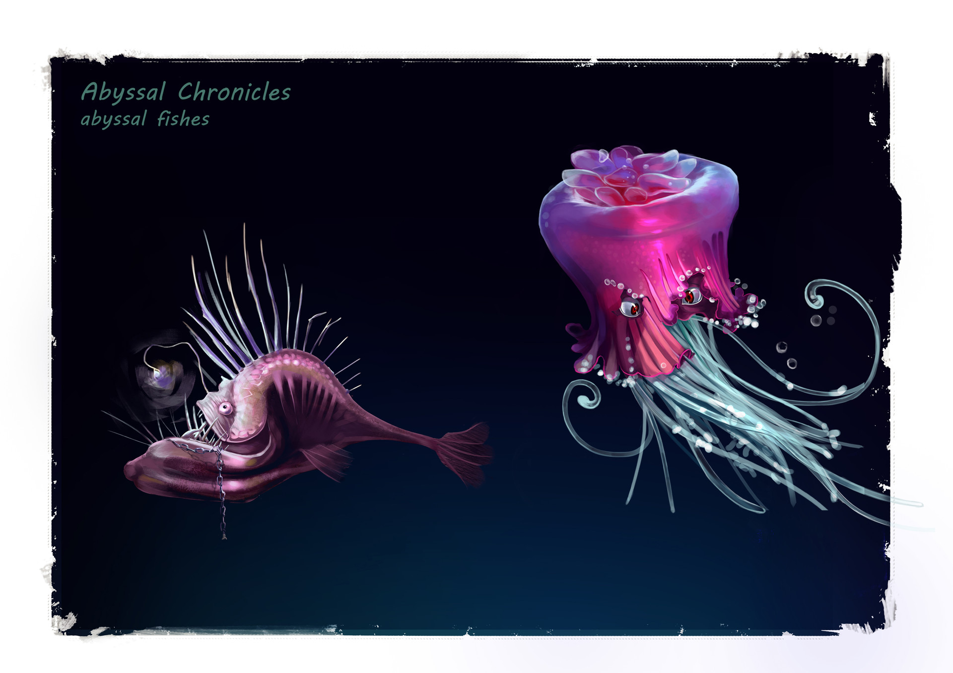ArtStation - Abyssal fishes