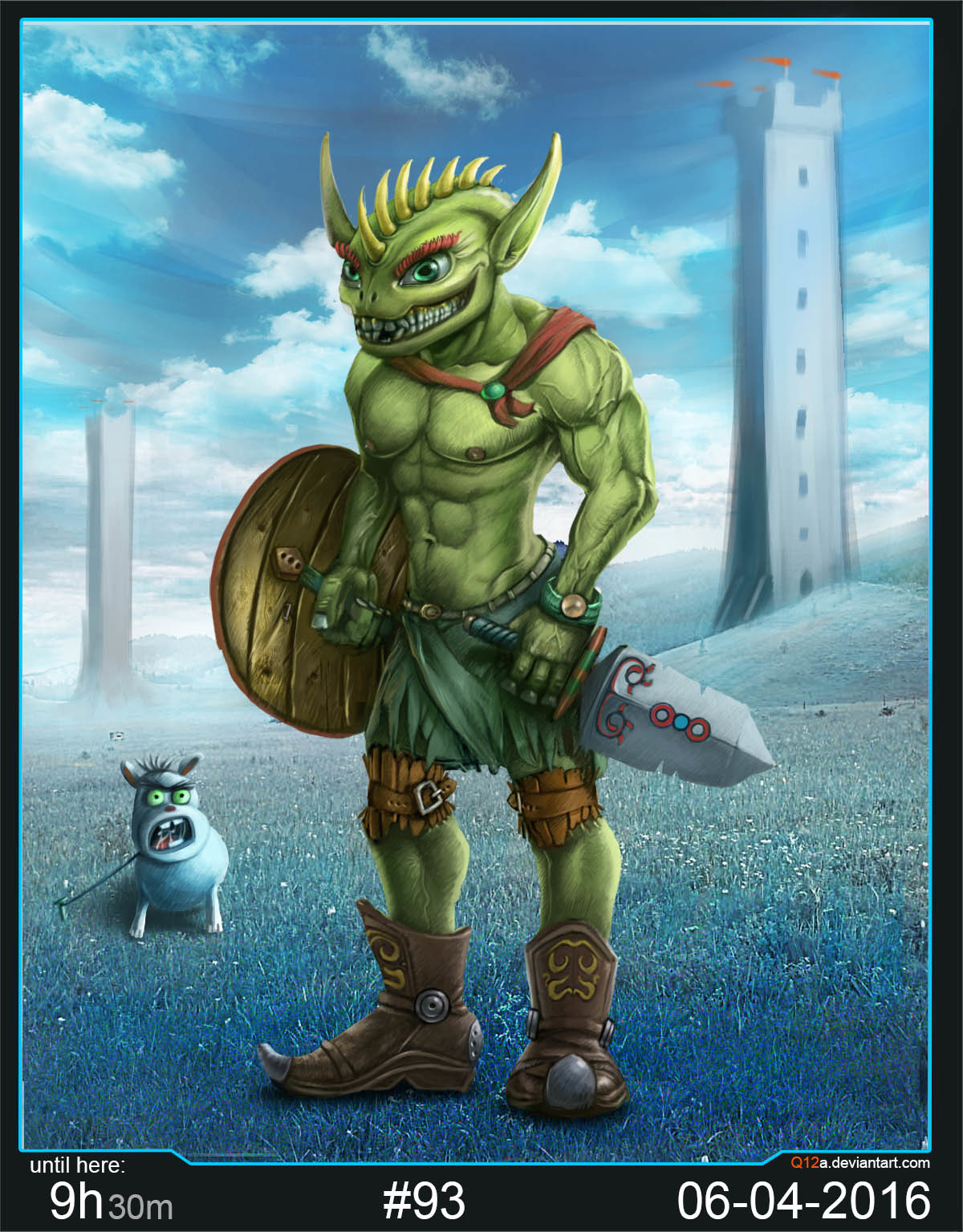 ArtStation - Hero07 - Goblin warior