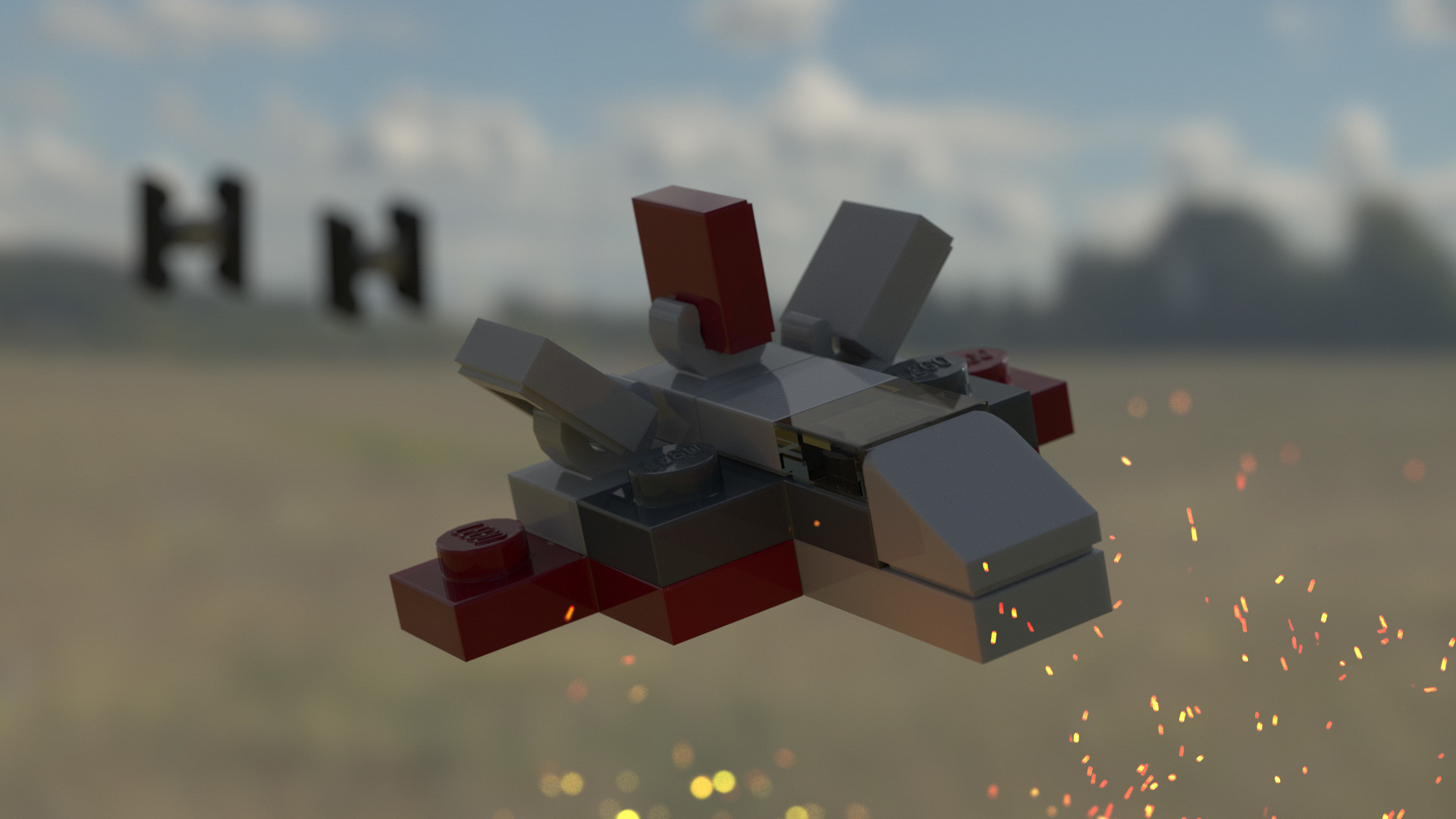 ArtStation - Microscale LEGO Assault Gunboat