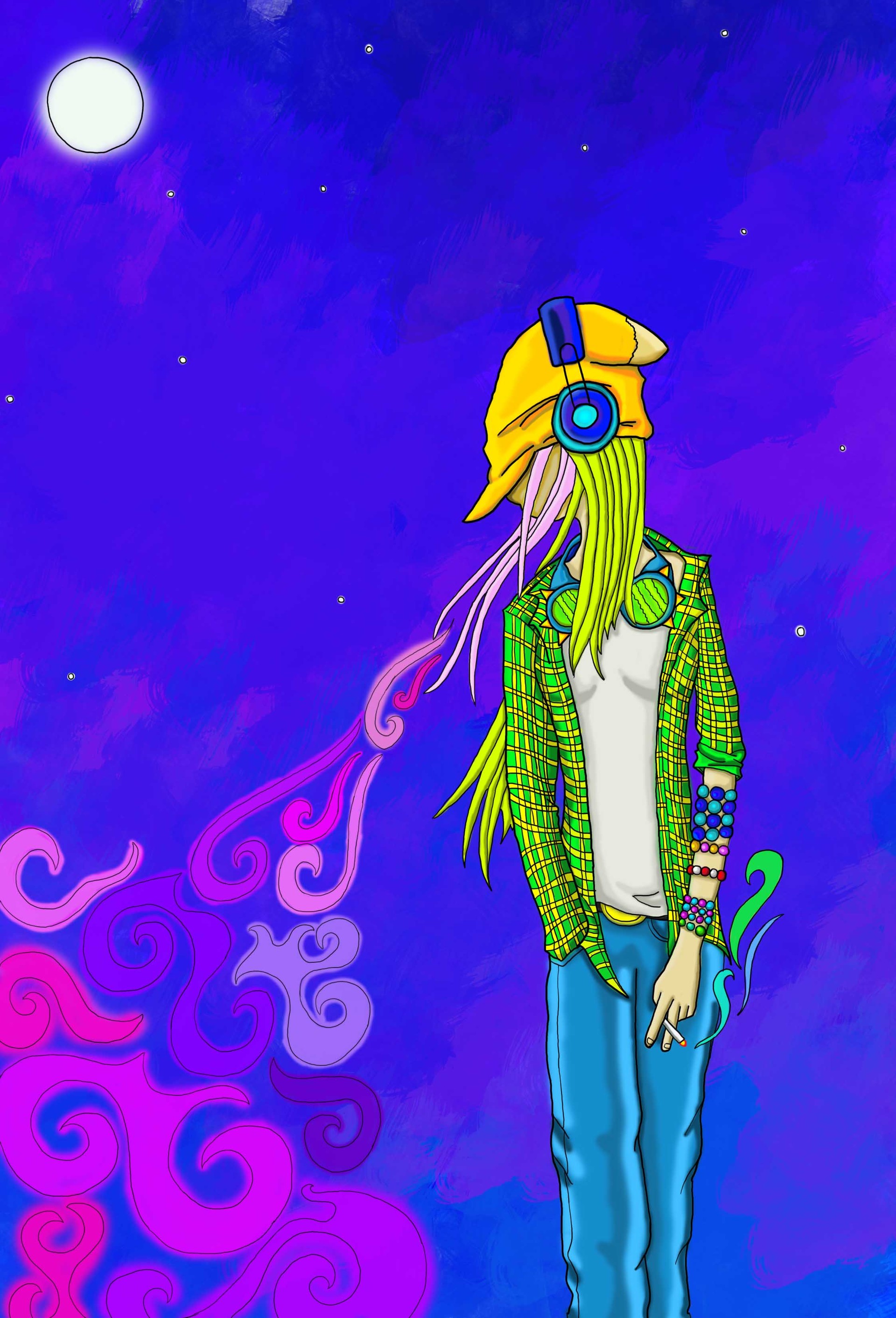 ArtStation - psychedelic smoke