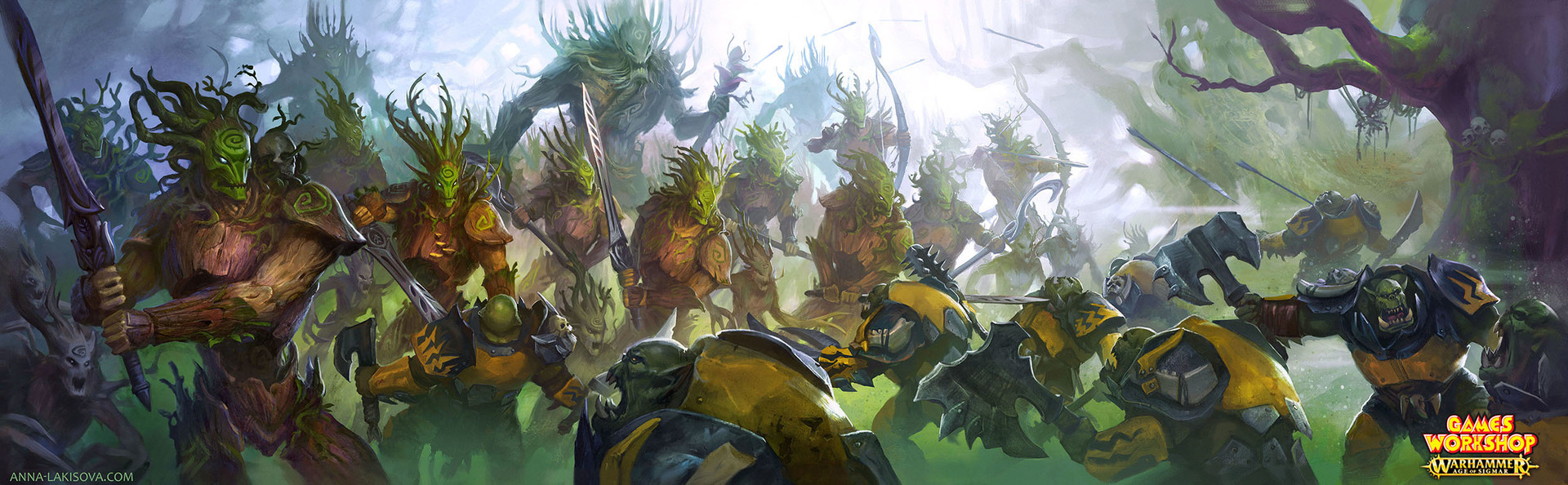 ArtStation - Kurnoth Hunters vs Orrucks