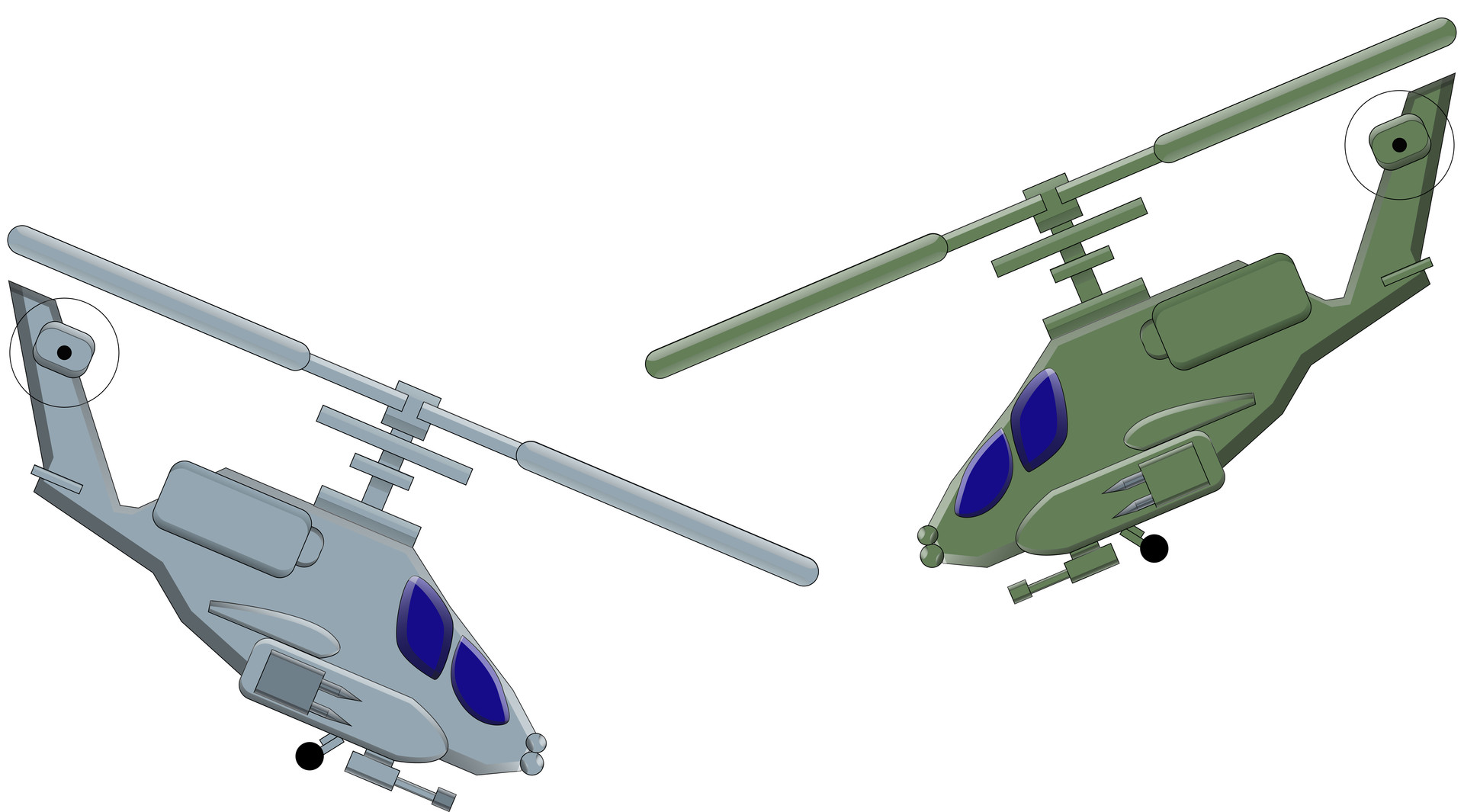 ArtStation - 2D helicopters