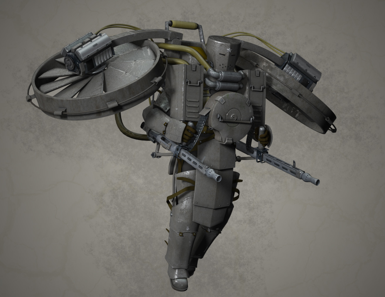 ArtStation - WW II Hover Suit
