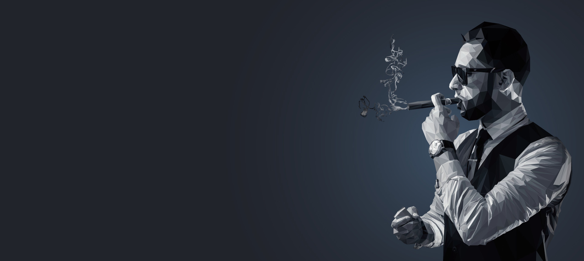 Caique Azevedo - Smoking Man - Polyart