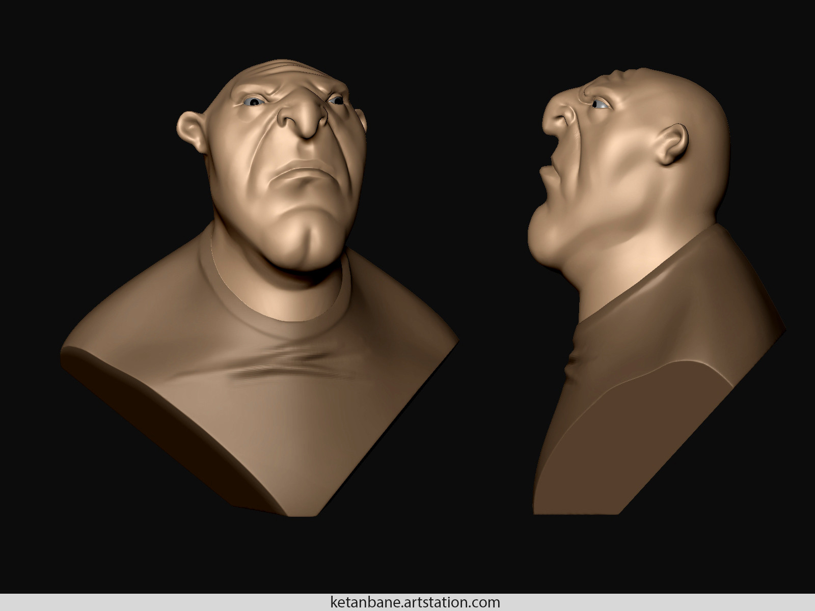 ArtStation - Head Bust