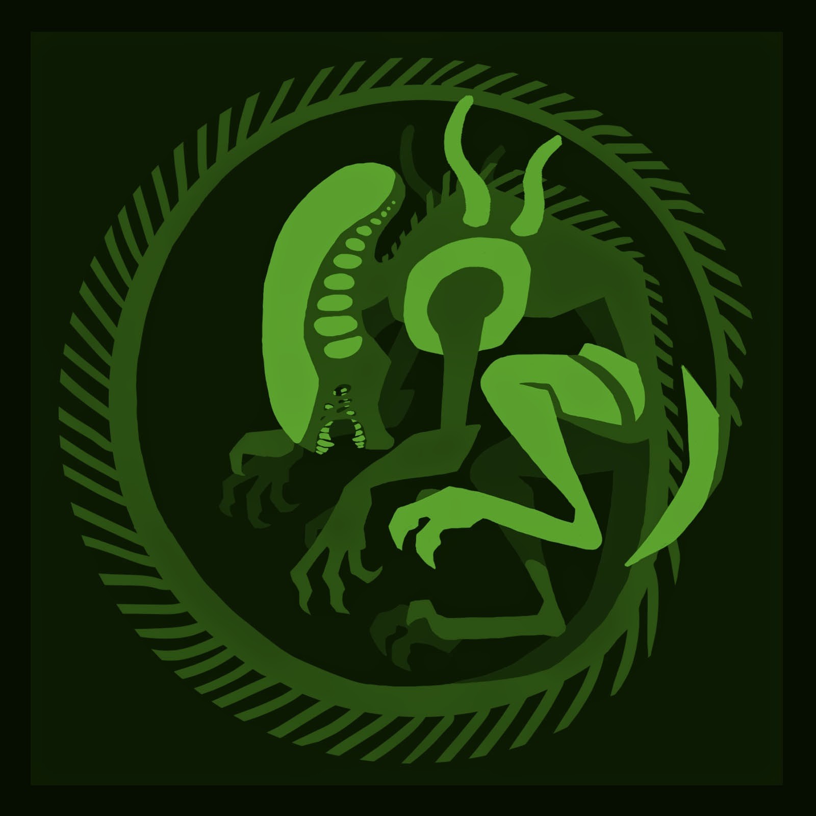 alien logo xenomorph