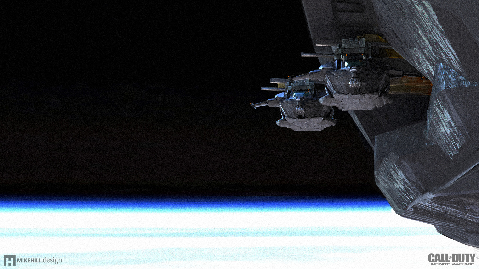 Mike Hill - Call of Duty Infinite Warfare - Raven Dropship