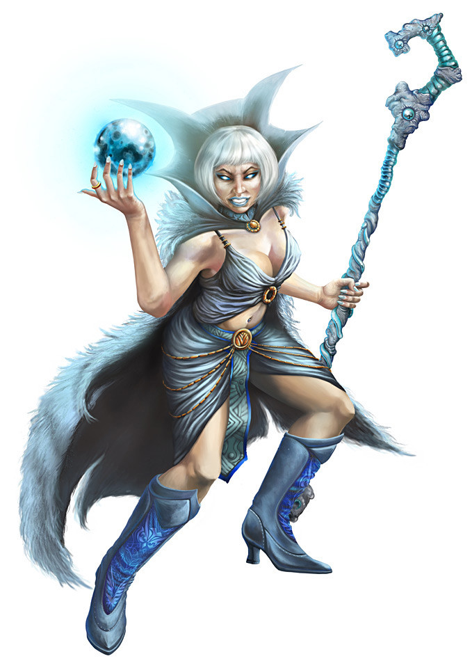 ArtStation - White Sorceress