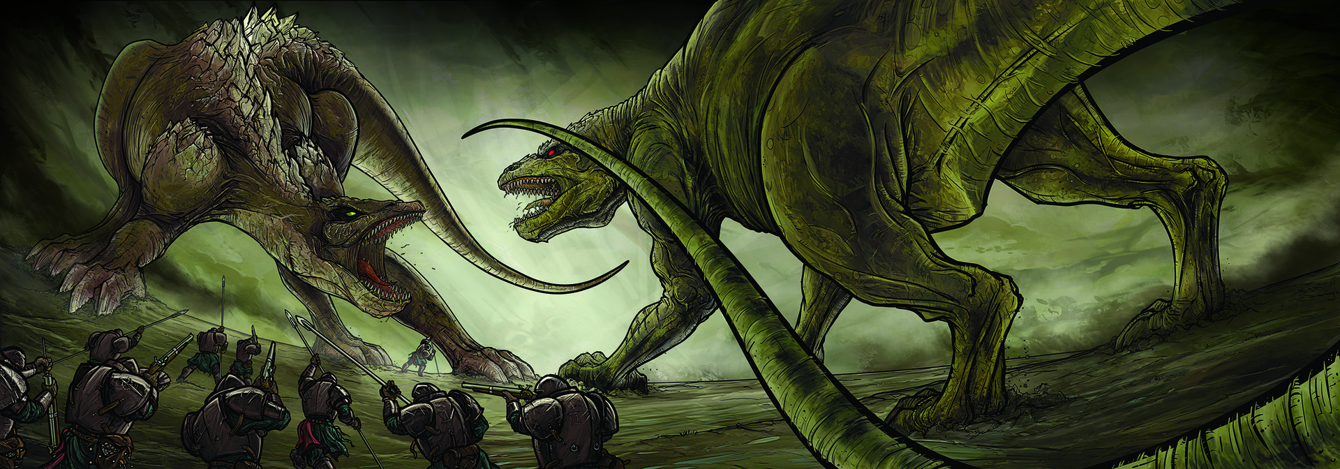 ArtStation - Dragon Battle