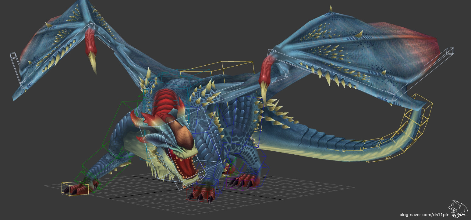 eWhitewolf - 3D-Blue&Dark Dragon