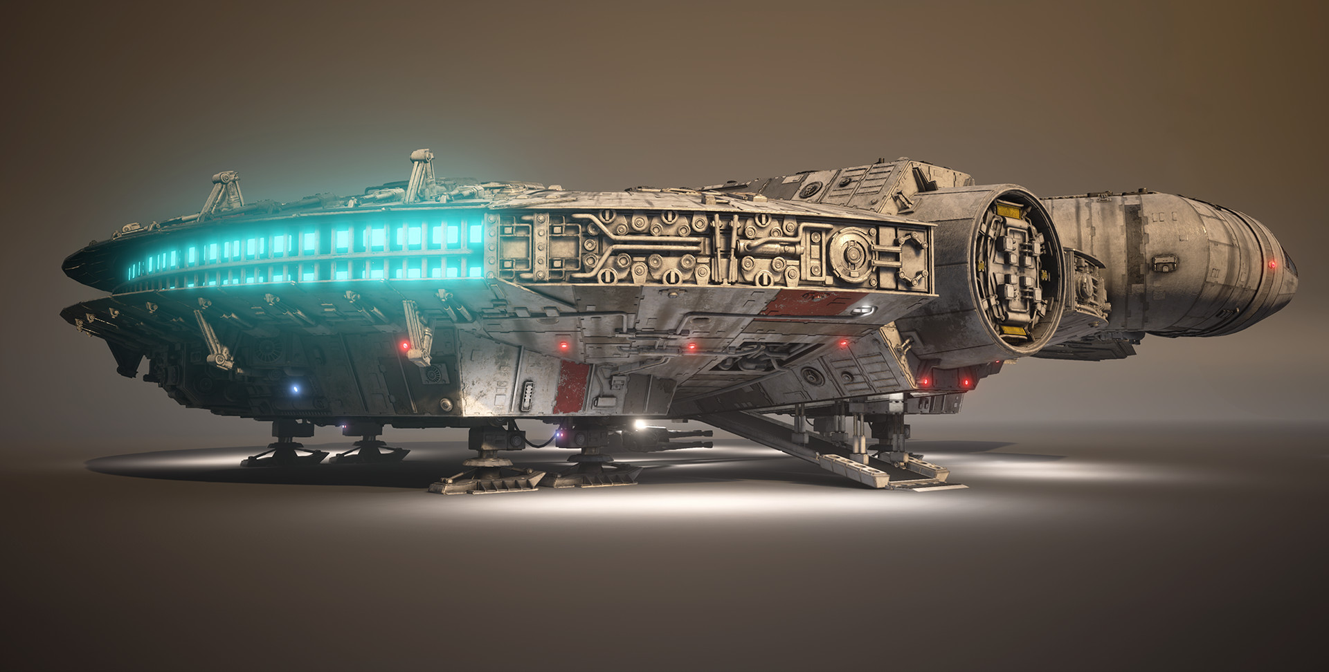 Jason Lewis - UE4 Millennium Falcon