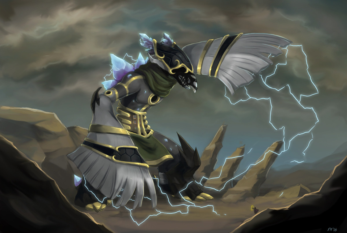 ArtStation - Lighting Bird Beast