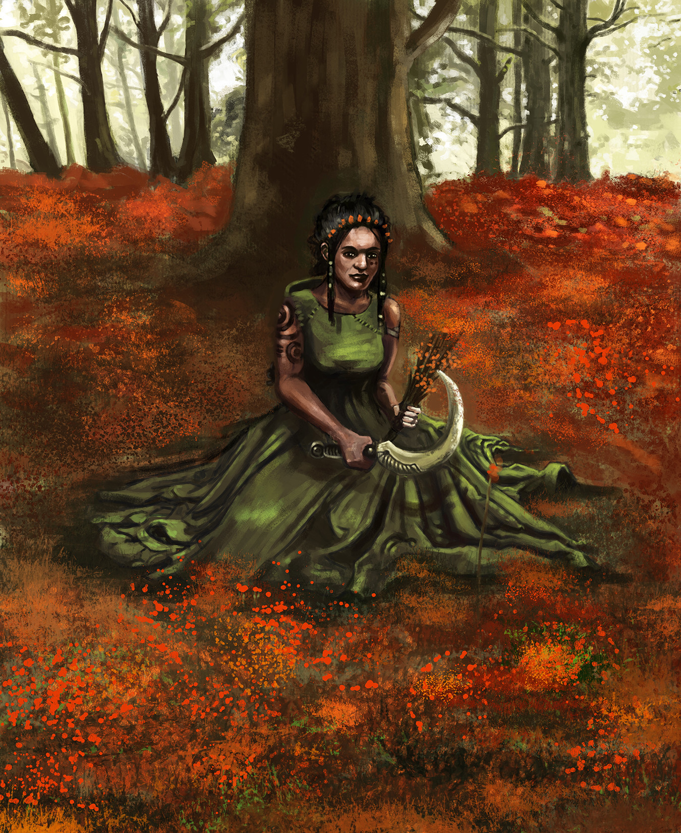 ArtStation - Shadow of the Demon Lord: Priest of the Old Faith