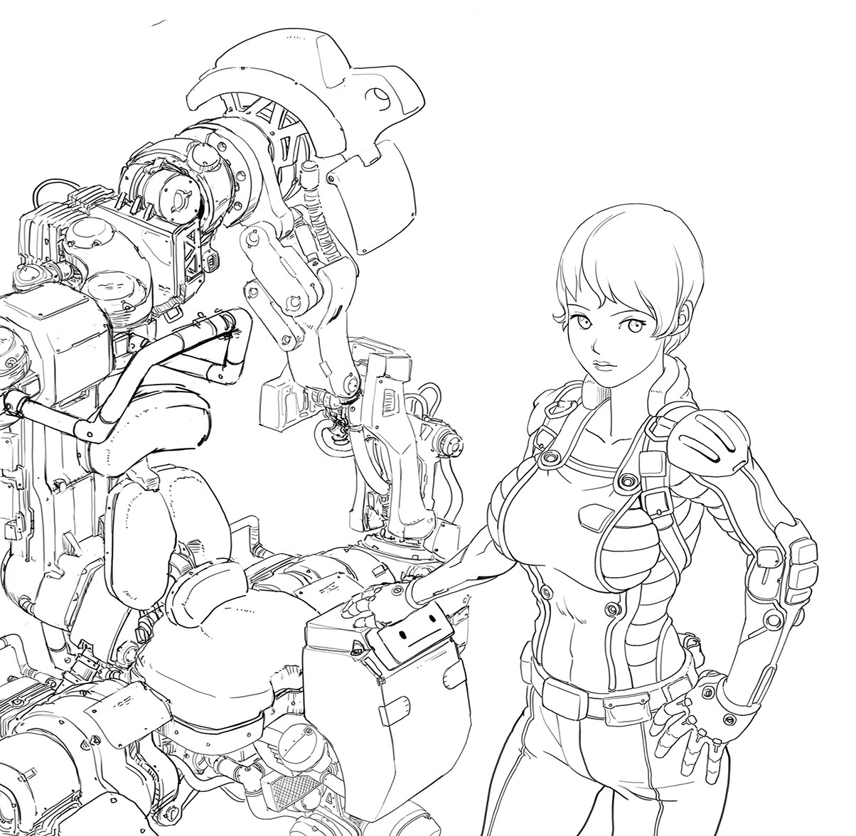 ArtStation - line Art