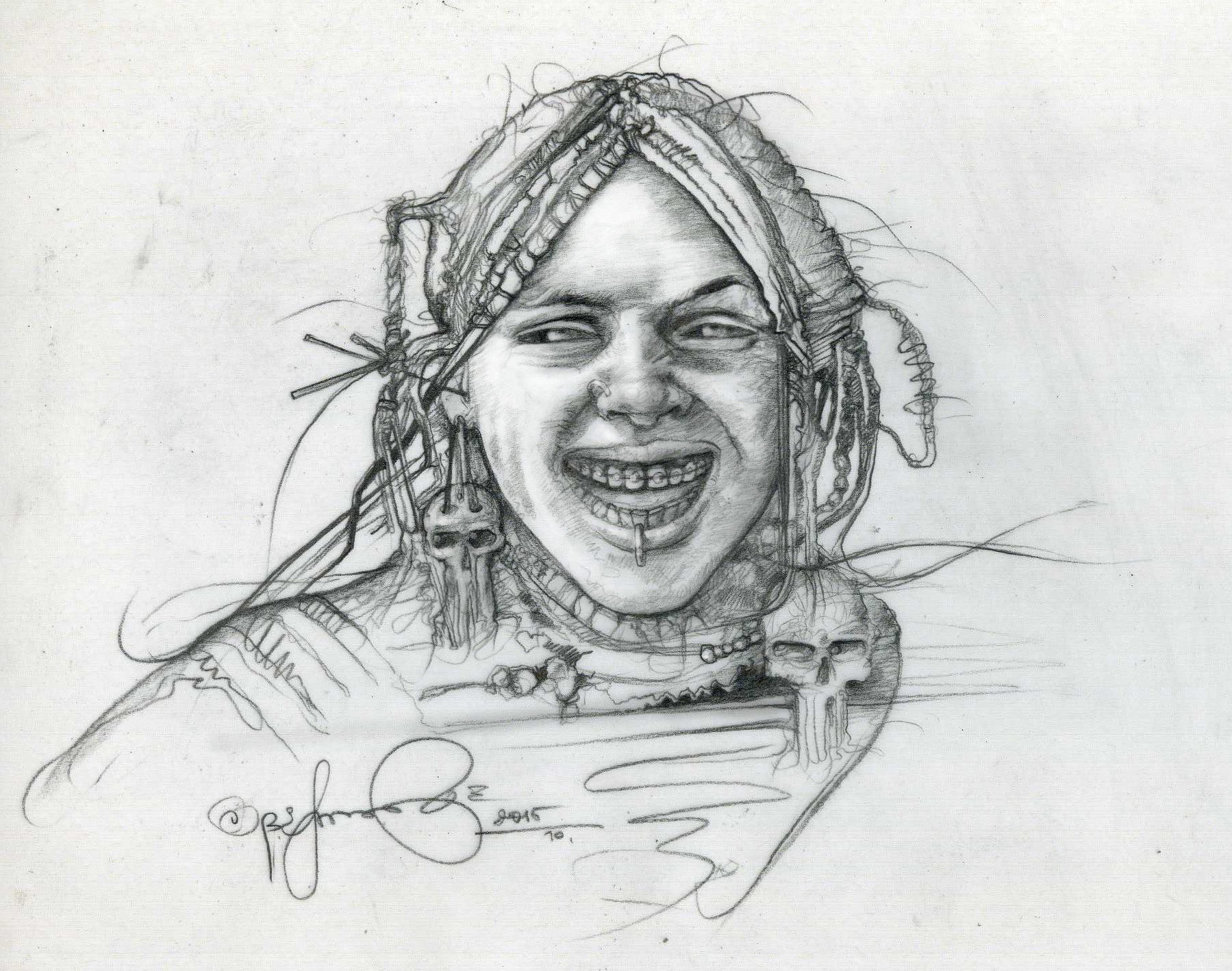 ArtStation - .portrait of Teya. Graphic Novell "Gods without mind". 2015.