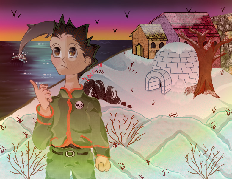 ArtStation - HxH: Gon Freecs | Cold as the Winter Sun