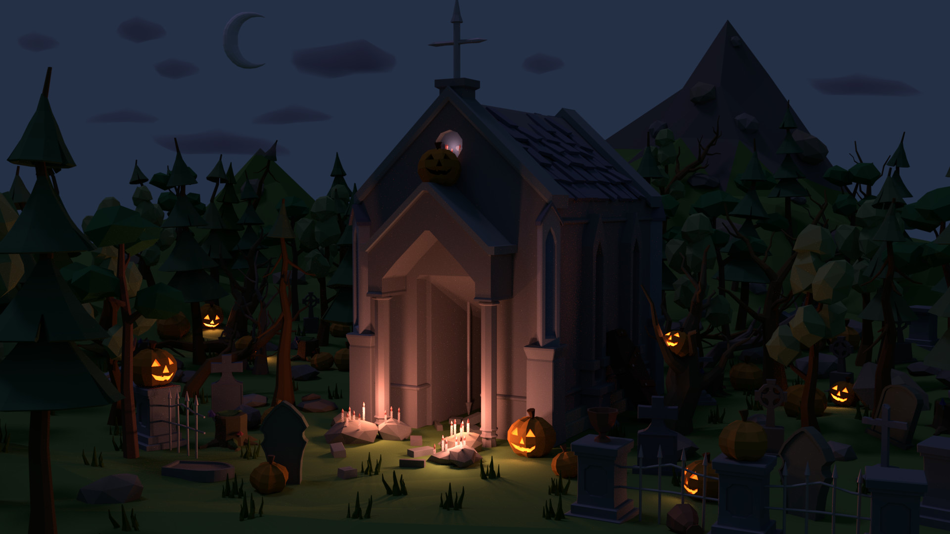 ArtStation - Old cemetery