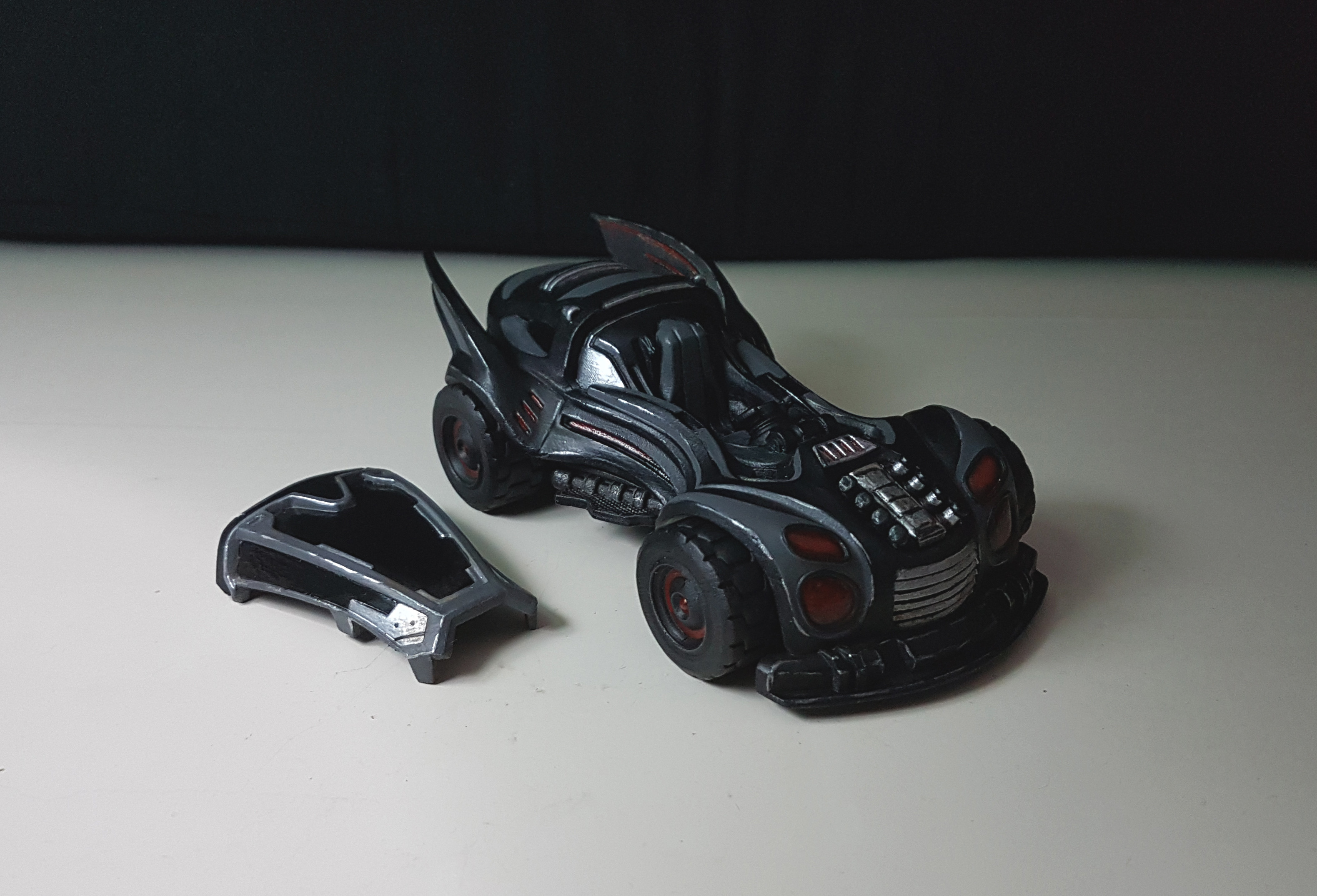 Ryan Serrano - 3d printed Tron inspired Batmobile (150mm)