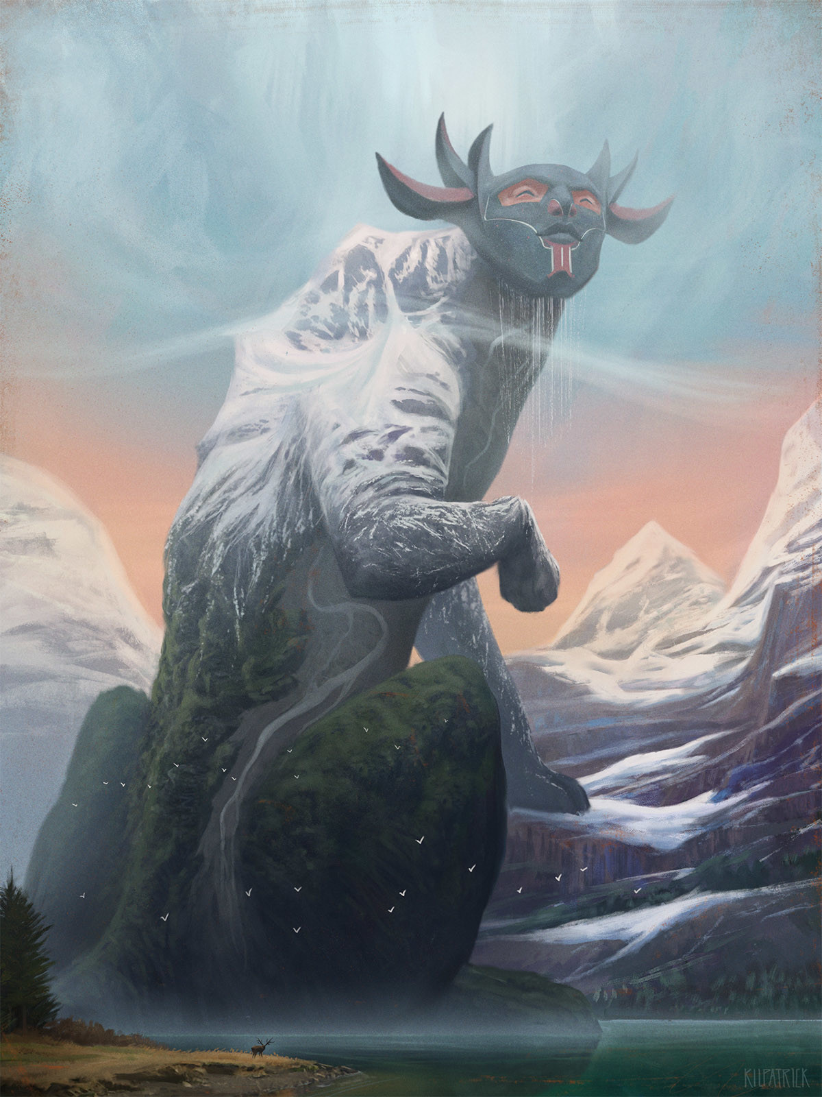 Cat Mountain Guy by Joel Kilpatrick : r/ImaginaryElementals