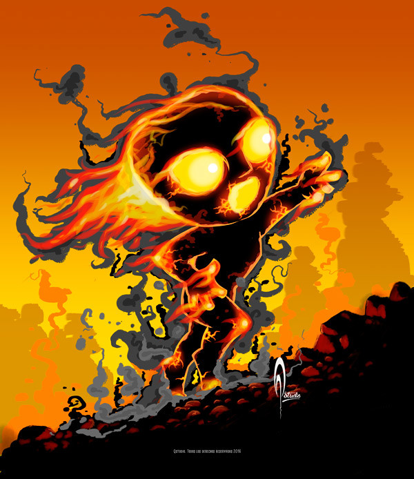 ArtStation - Little Lava Boy