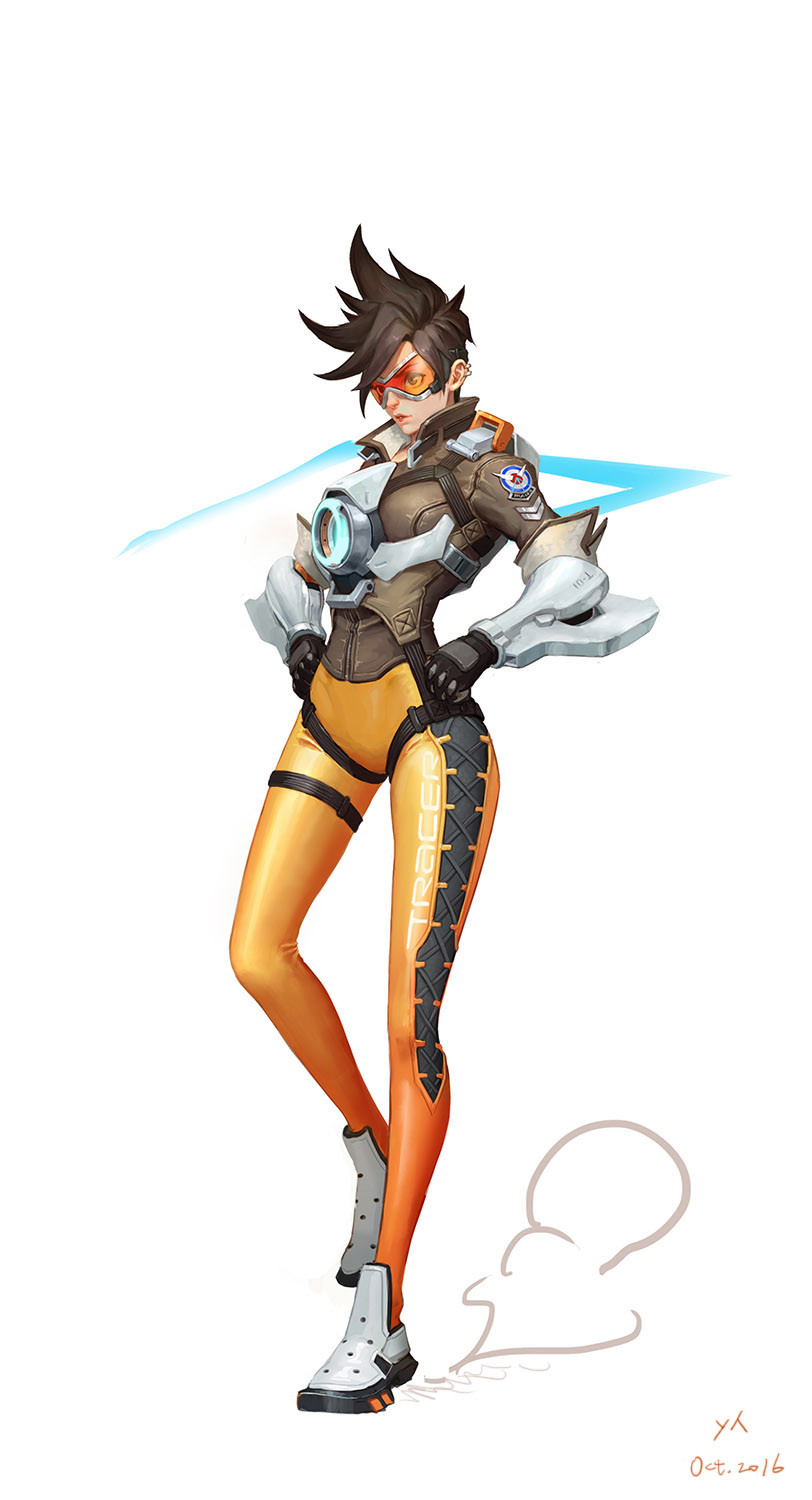 ArtStation - Tracer fan art