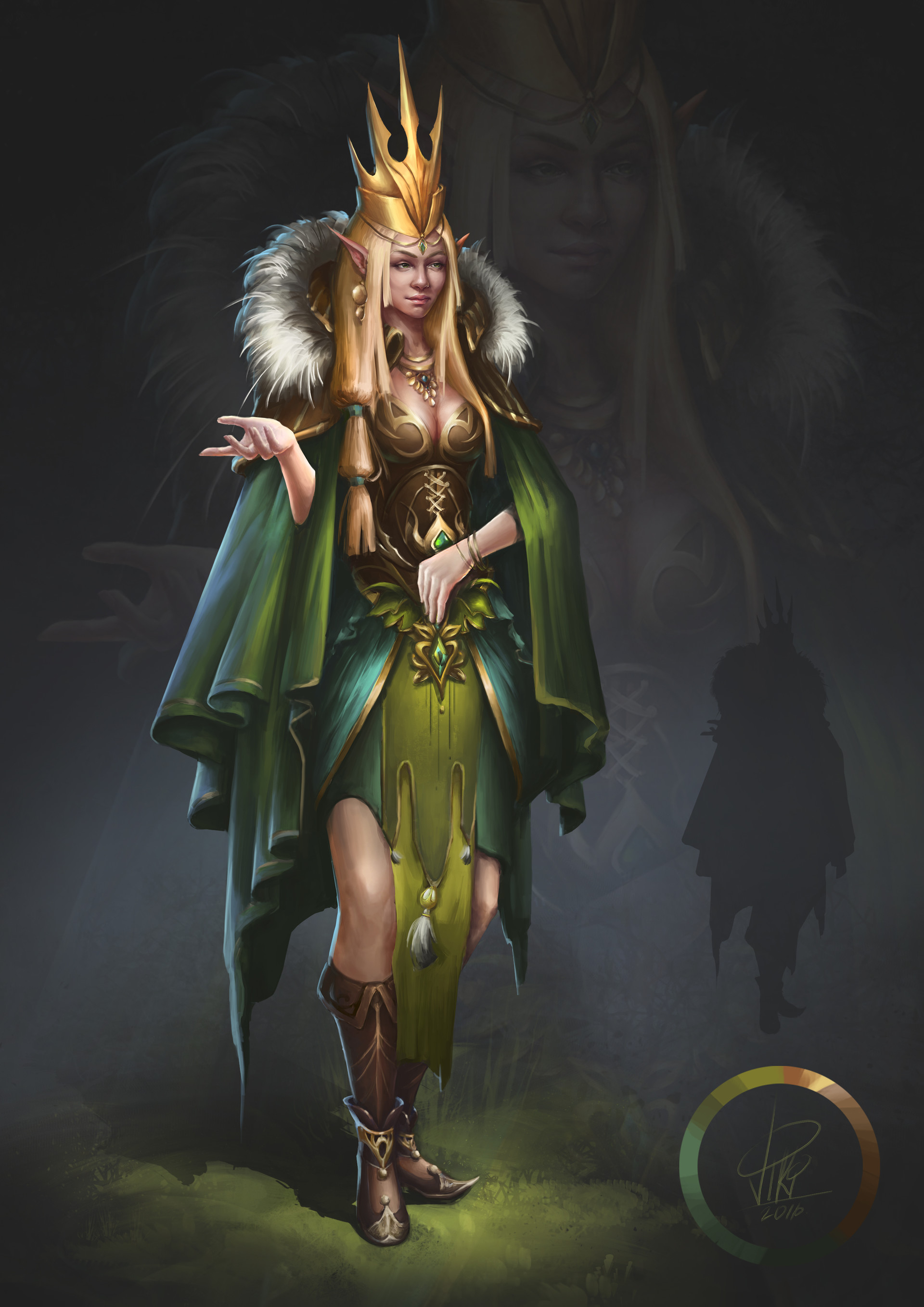 ArtStation - Elves_Queen_
