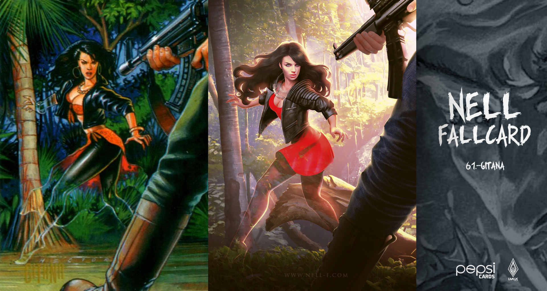Nell Fallcard - Gitana - PepsiCard remake
