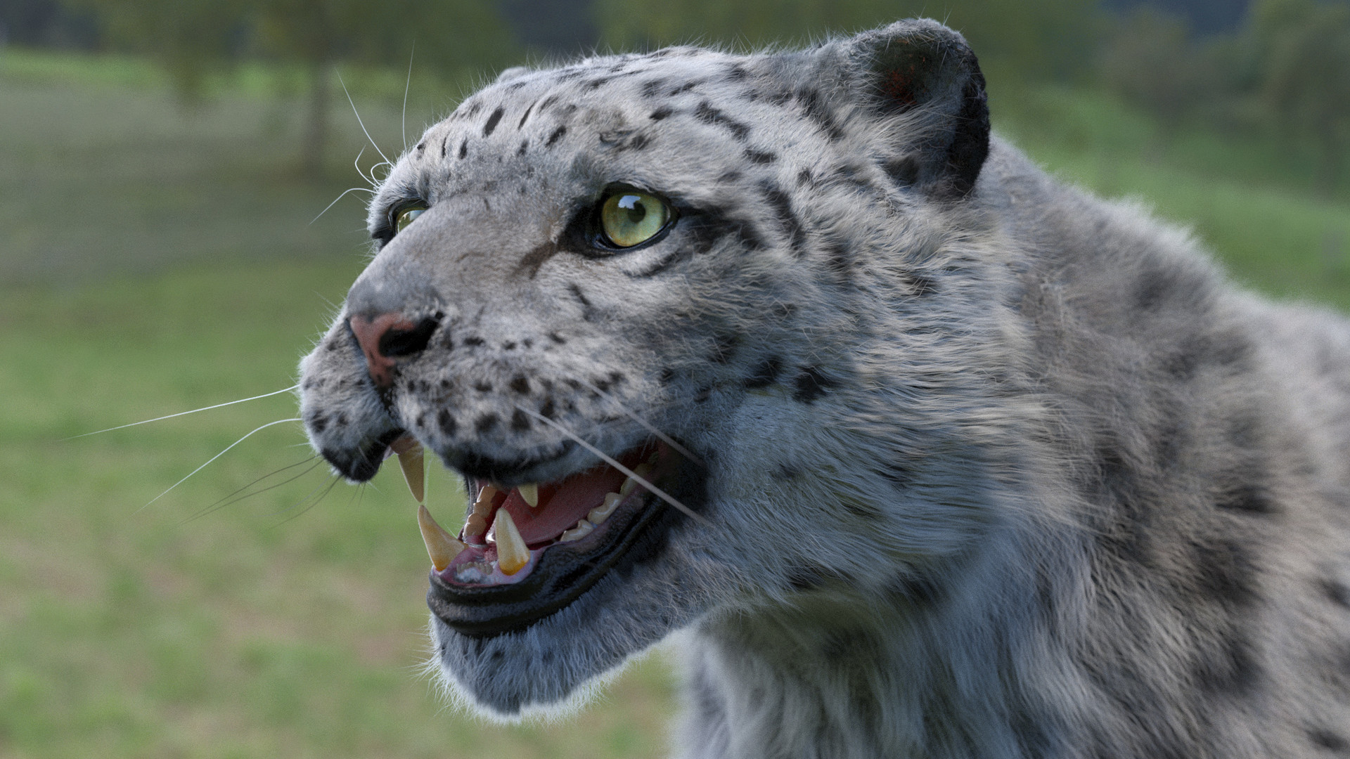 ArtStation - Irbis (Snow Leopard).