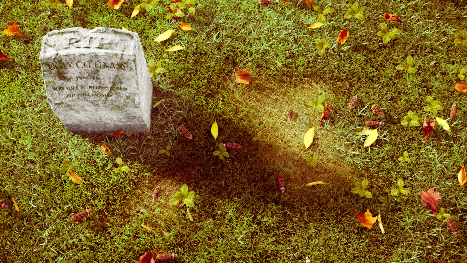 Jonathan Lampel - Grassy Gravestone