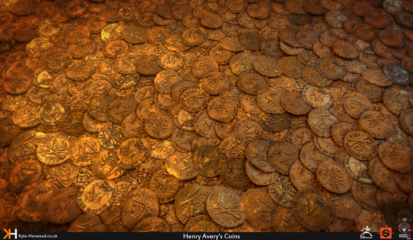 ArtStation - Henry Avery’s Coins (Uncharted 4 Fan Art Texture), Kyle ...