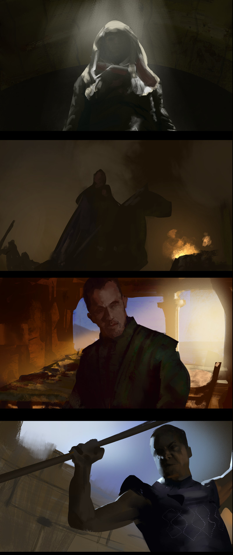 ArtStation - 72/100- GOT screencaps studies