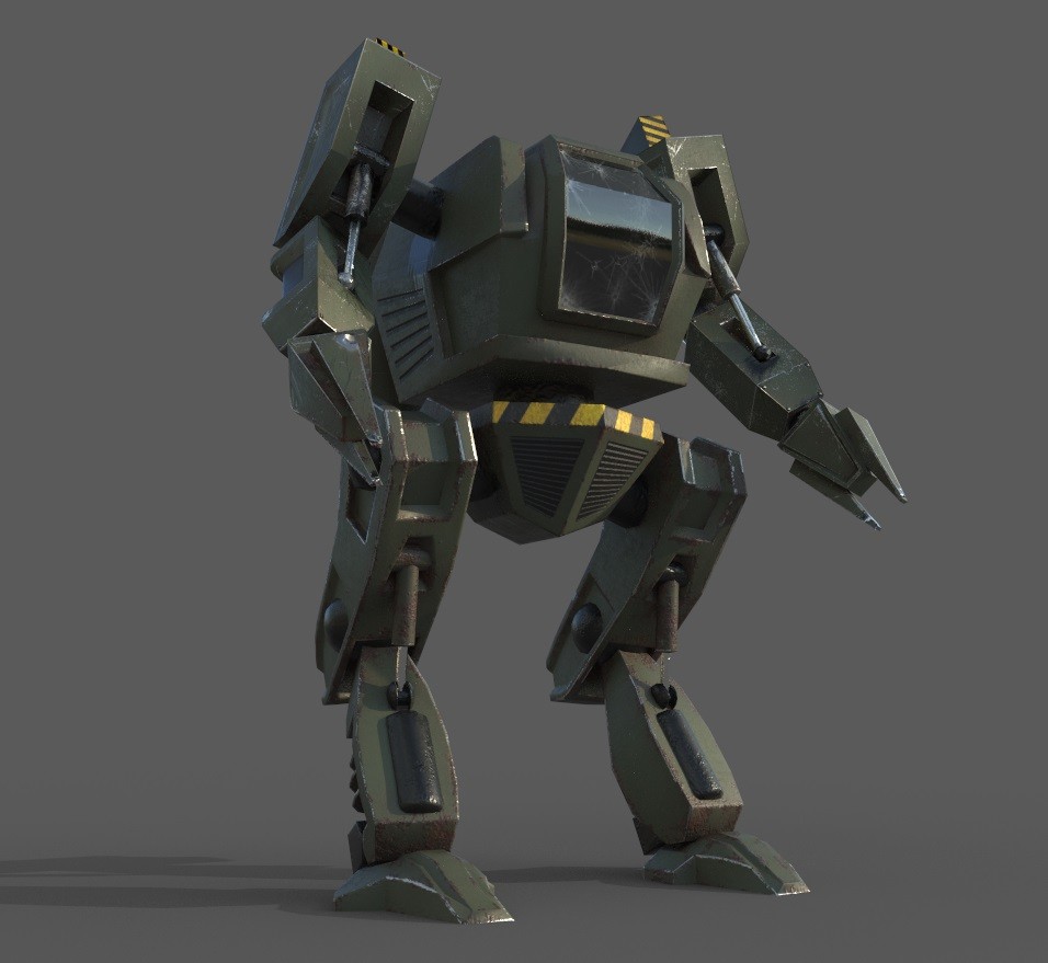 ArtStation - mech "Oldboy"