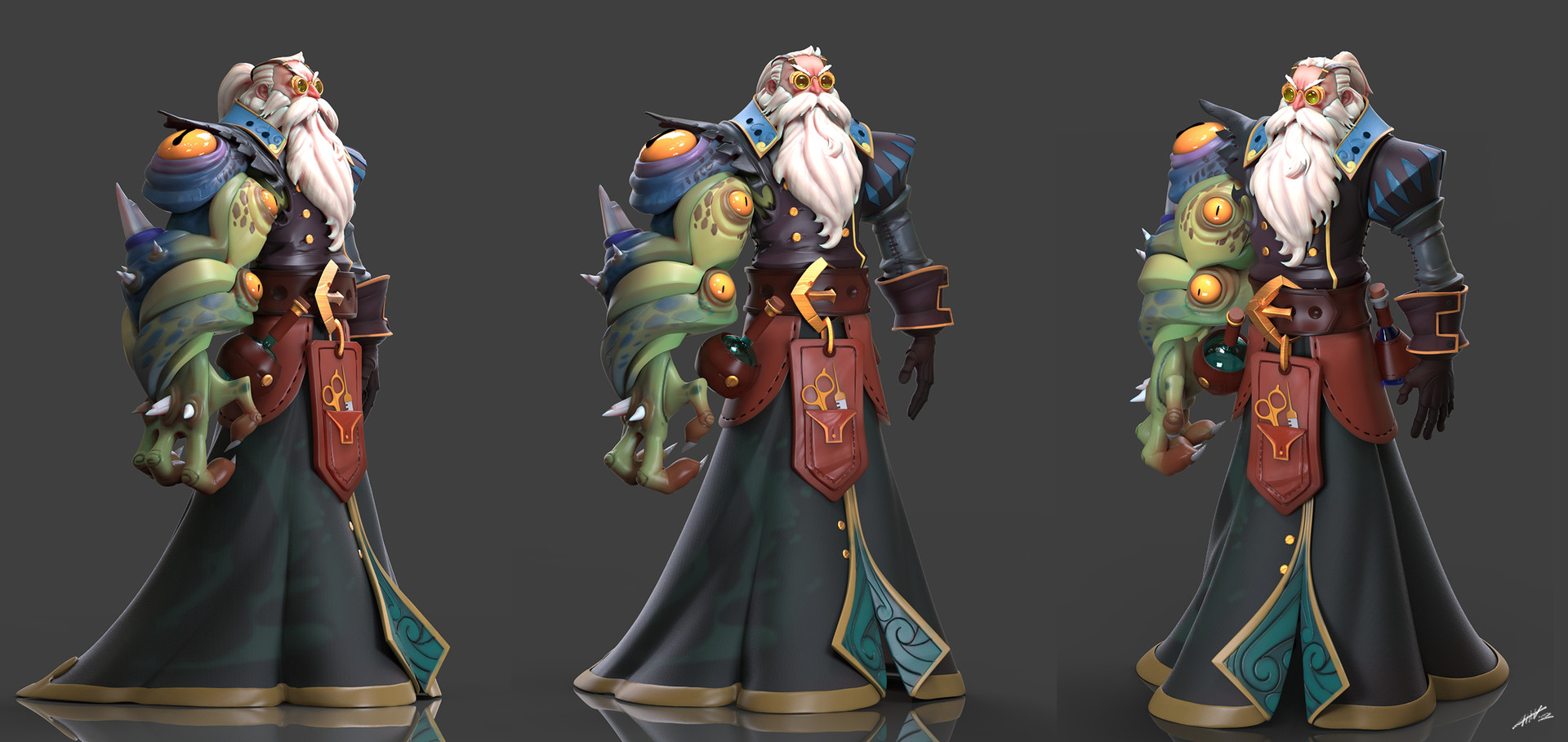 Chadwick Dusenbery - Character Design by Nicholas Kole, 3D Character ...