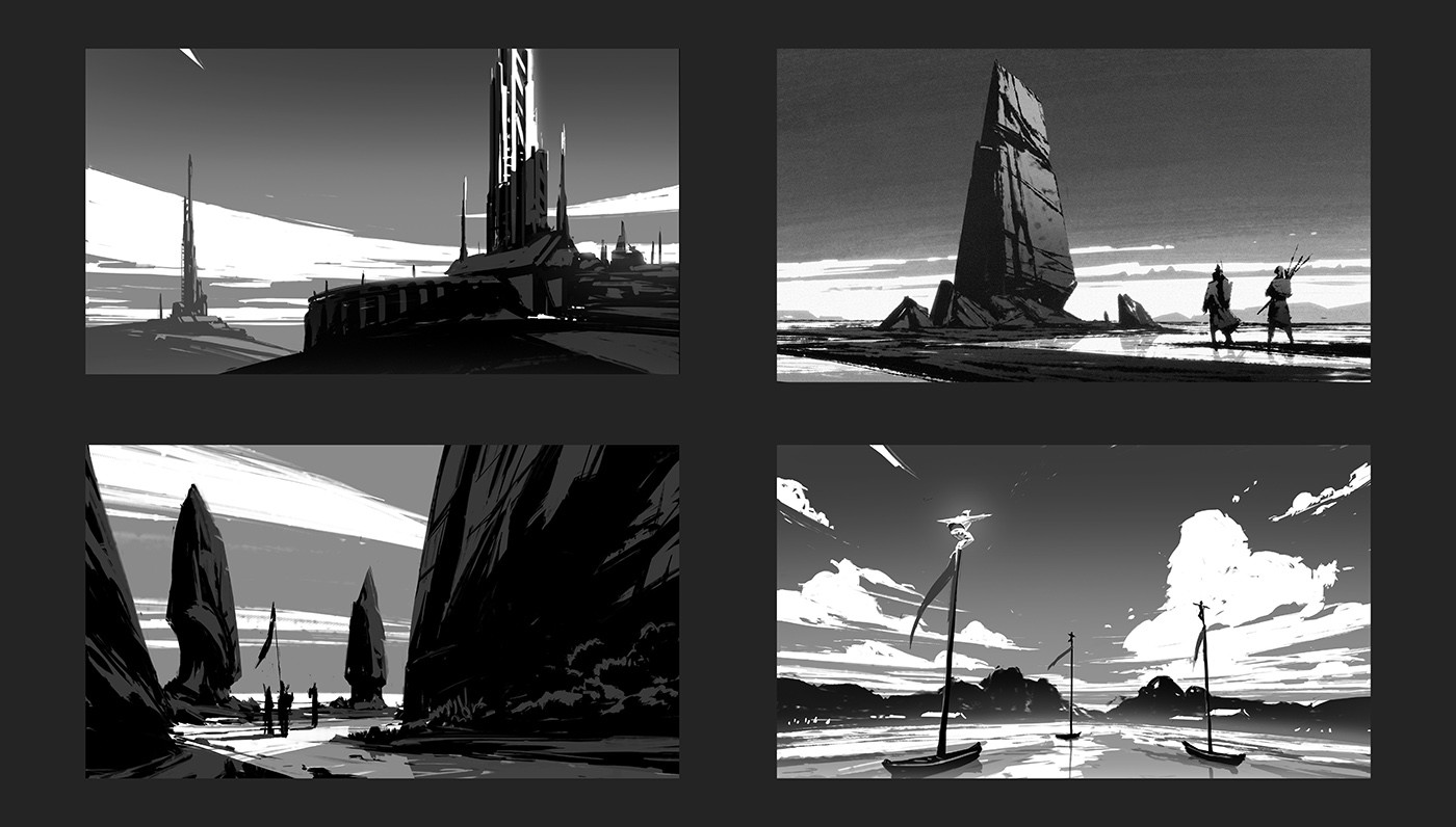 ArtStation - B/W Thumbnail