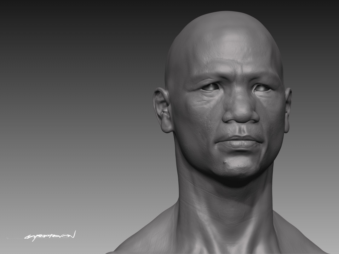 ArtStation - Sculpting goal: Manny
